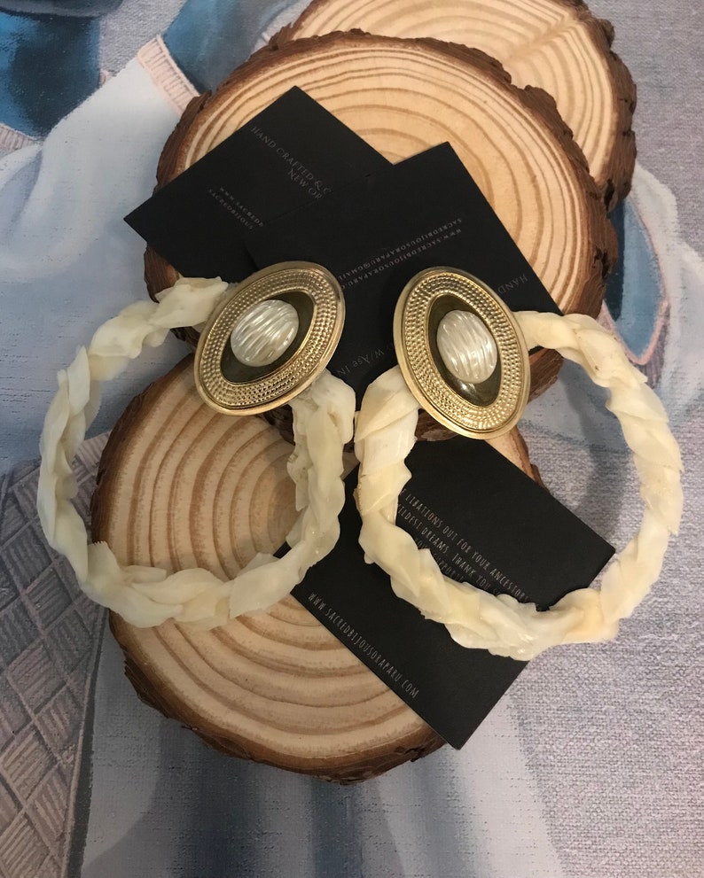 Authenic Alligator Gar Scales Hoop Earringsbayouk Choupic bayou St ...