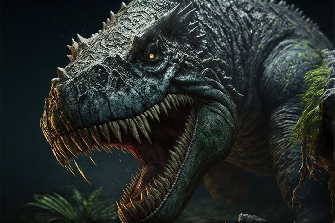 A. I. Art Digital Drawings “dinosaur” - Etsy