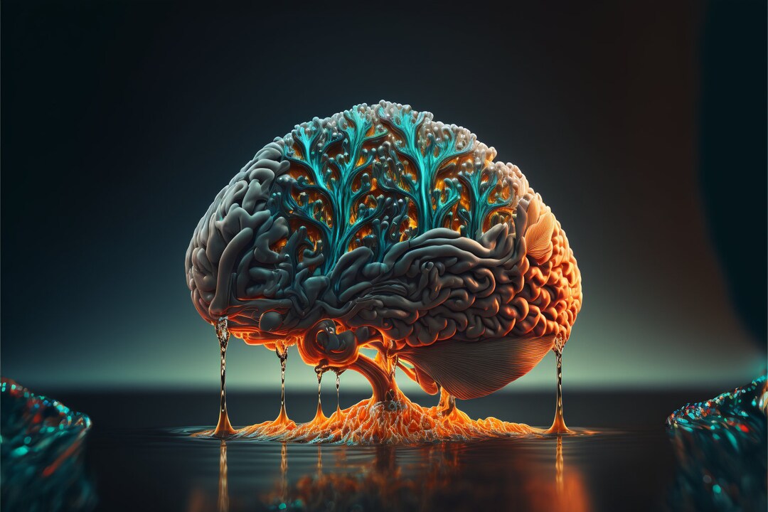 A. I. Art Digital Drawings "brain on Pause" - Etsy