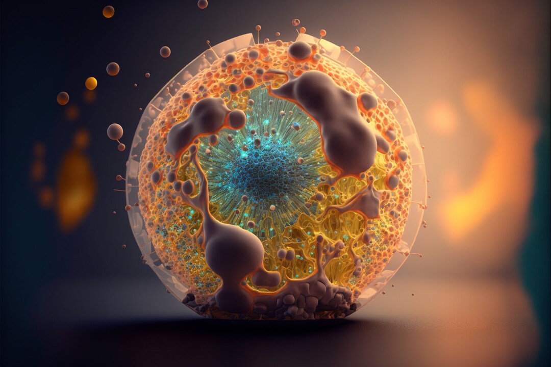 A. I. Art Digital Drawings "human Cell" - Etsy