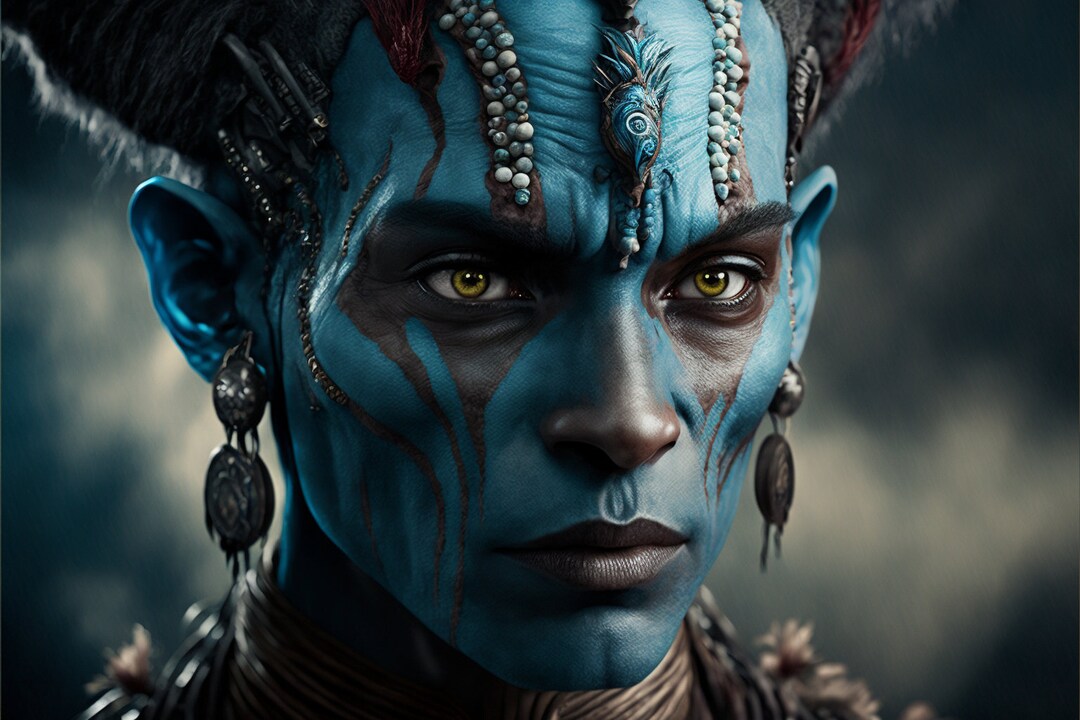 A. I. Art Digital Drawings "avatar Tribal" - Etsy