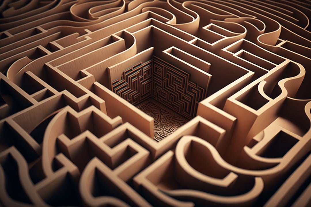 A. I. Art Digital Drawings “impossible Maze” - Etsy