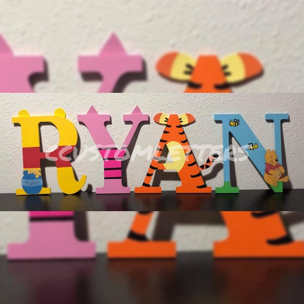 Winnie Pooh Letters - Etsy