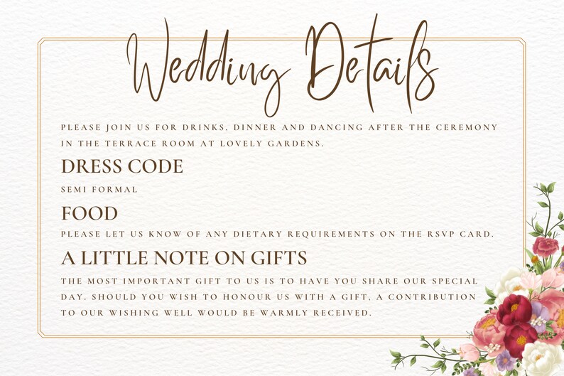 Unique Wedding Invitation Design Template, Elegant Custom Digital ...