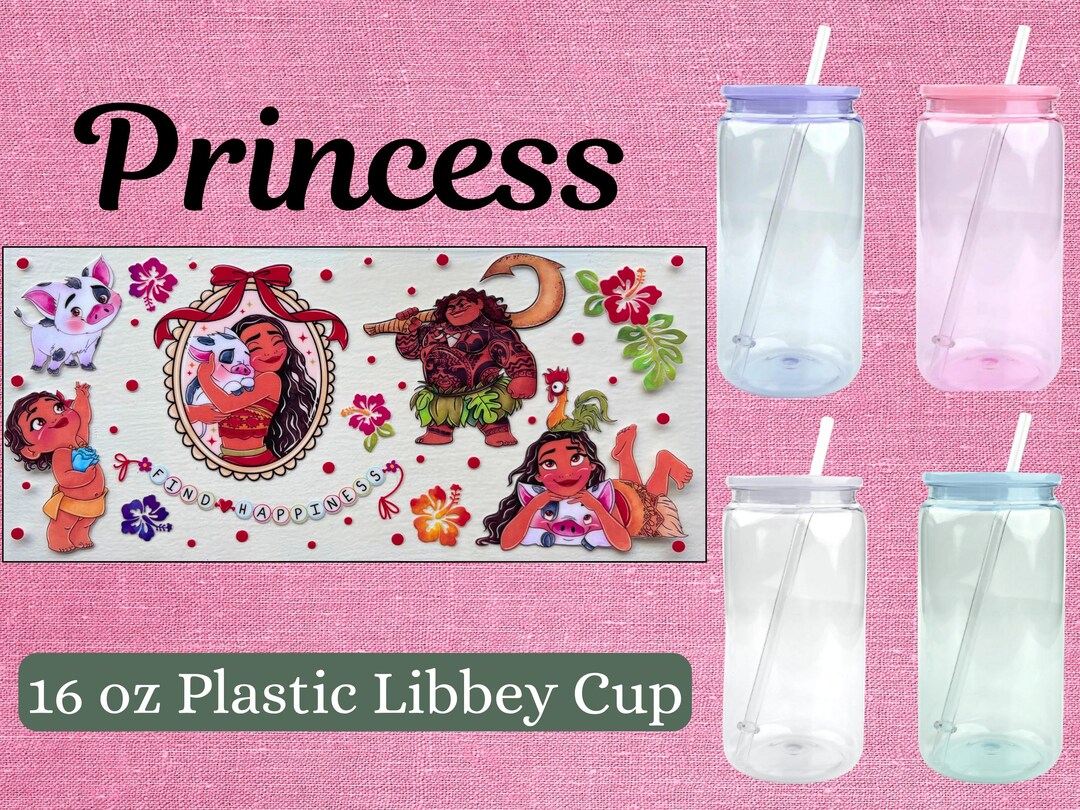 Magical Princess M Plastic Libbey Can Cup - Etsy