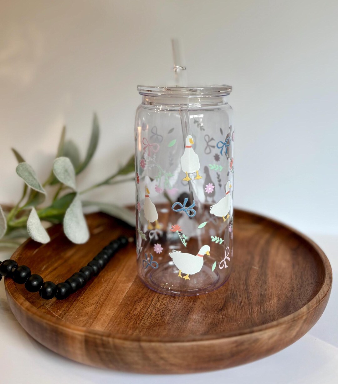 Goose & Bows Acrylic Libbey Cup - Etsy
