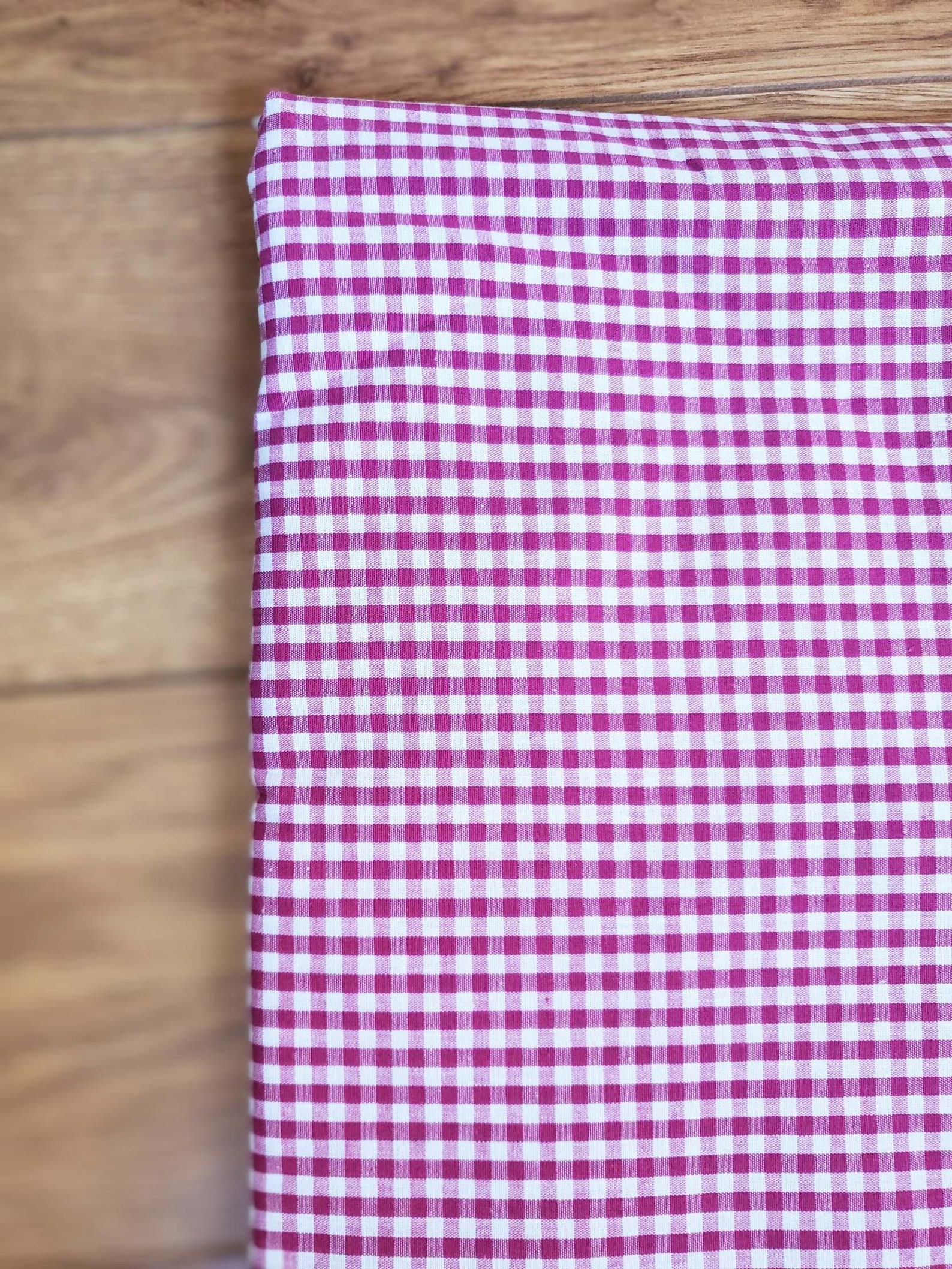 Raspberry Gingham Cotton - Etsy