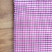 Raspberry Gingham Cotton - Etsy