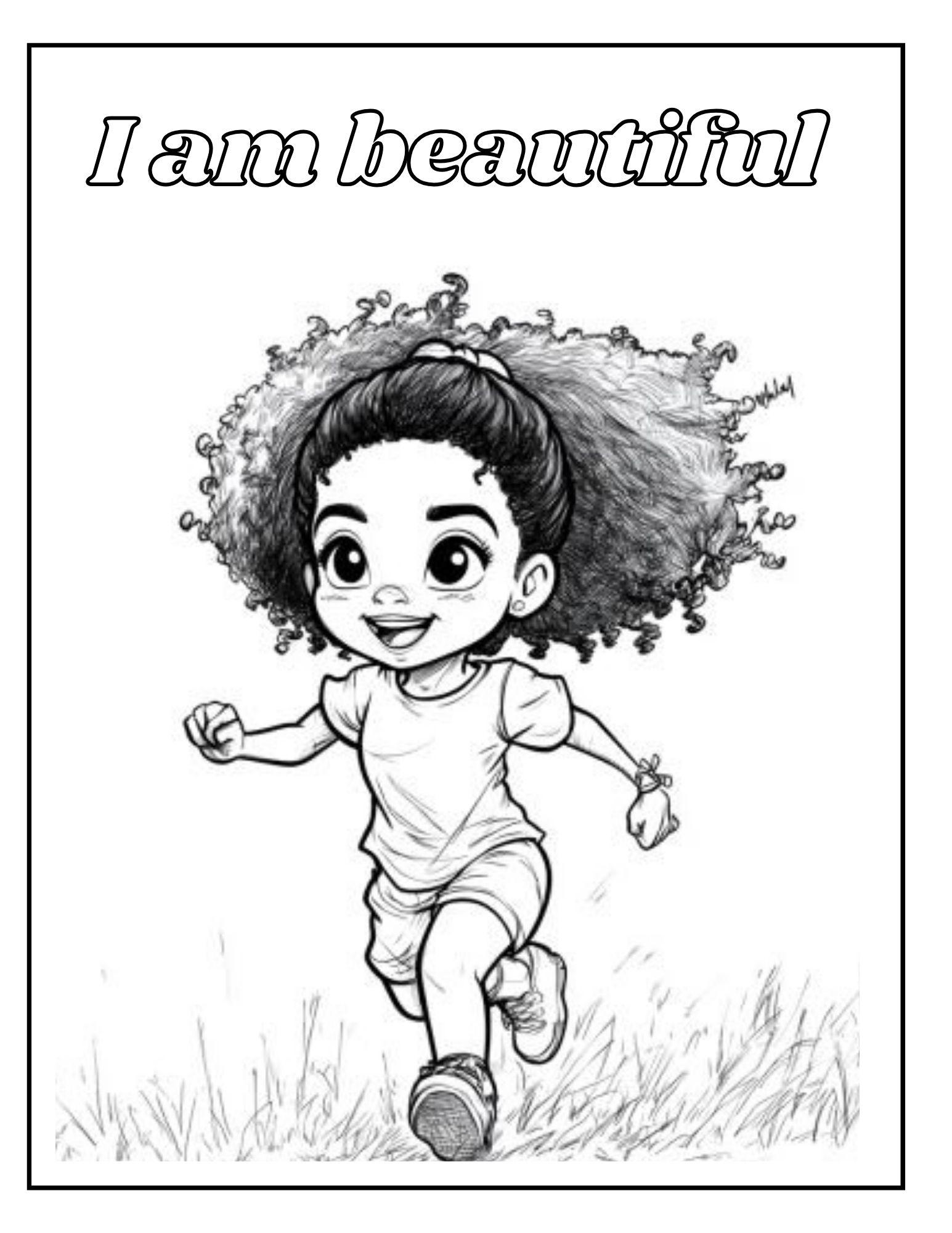 Black Girl Affirmation Coloring Book - Etsy