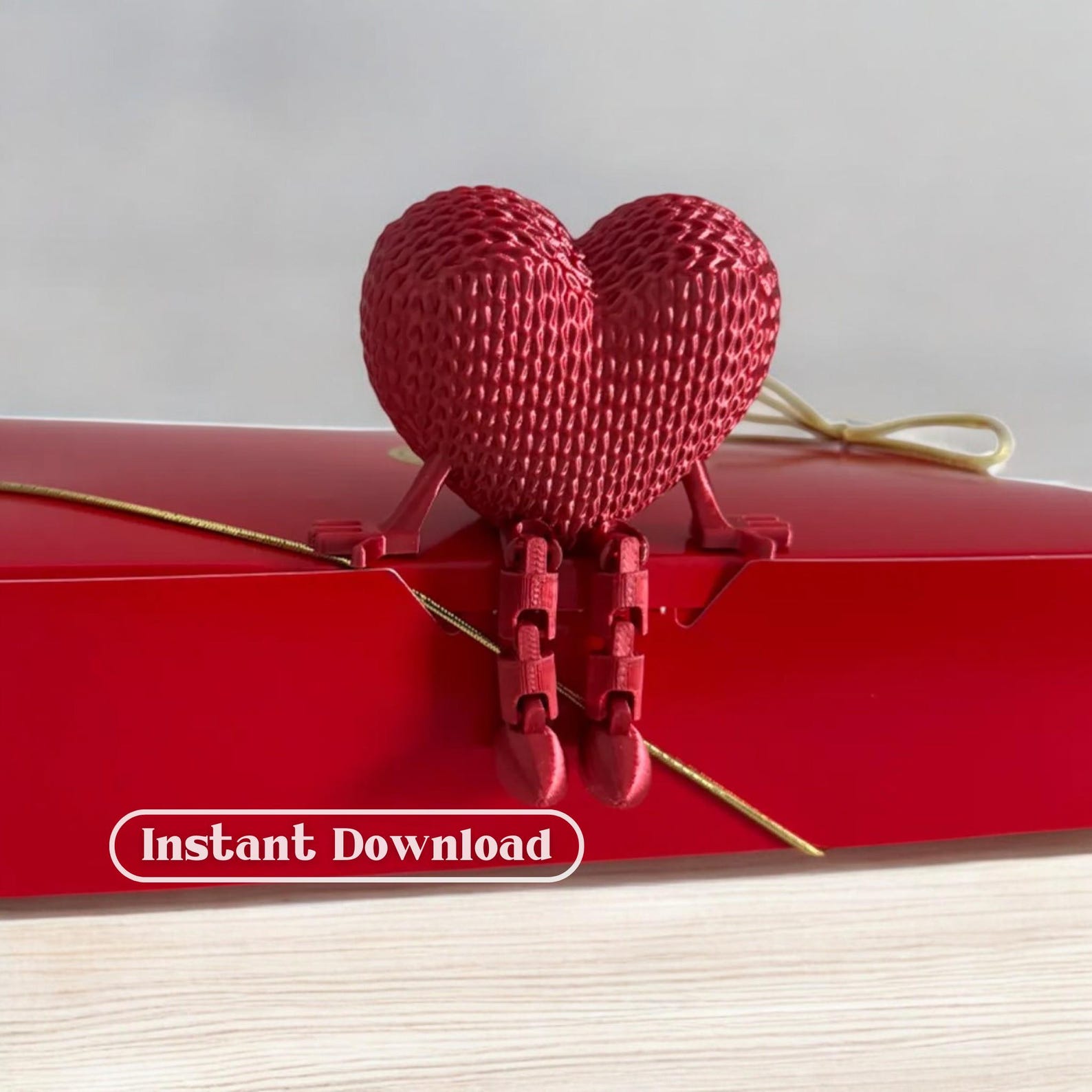 Articulated Heart Buddy - STL&3MF Files, Ready to 3D Print, Mother's ...