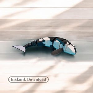 Articulated Orca - Poseable Whale 3D Model, Digital STL & 3MF Files ...
