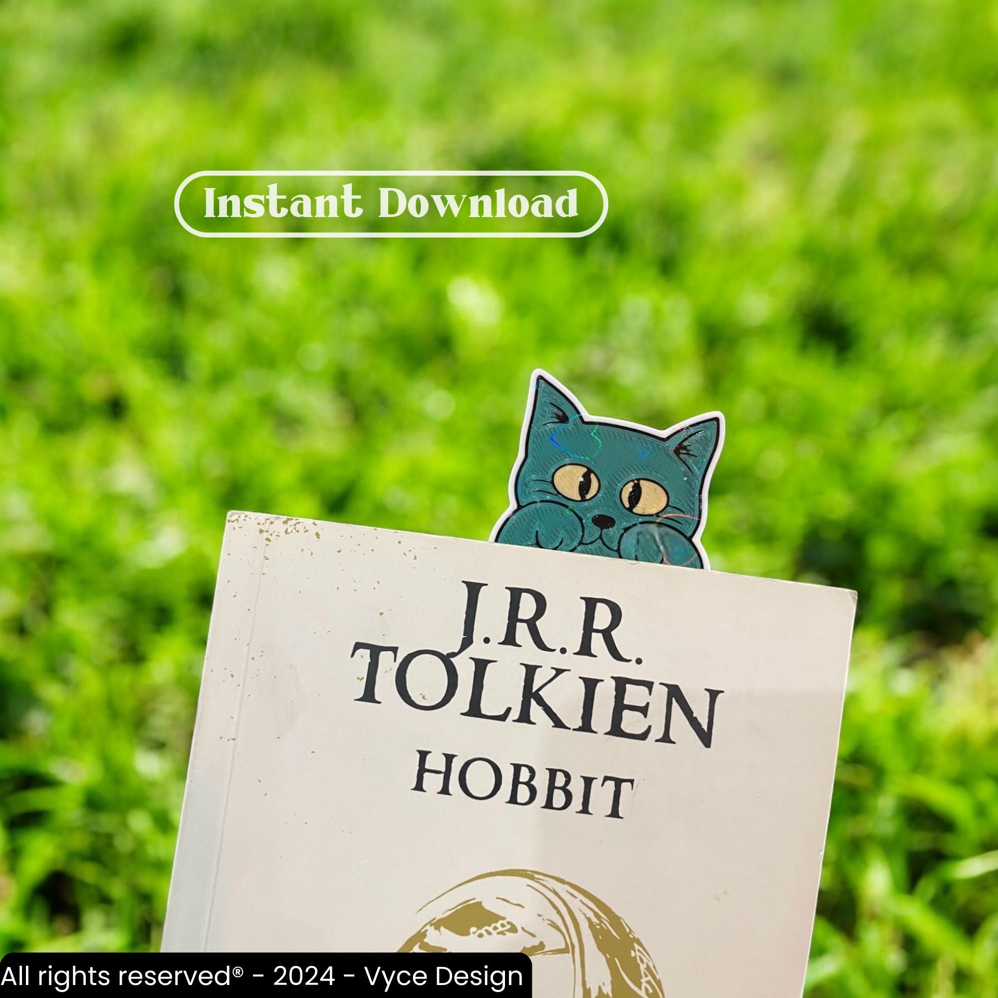 3D Printable Cat Bookmark - STL&3MF Files, Cute Kitty Design, Perfect ...