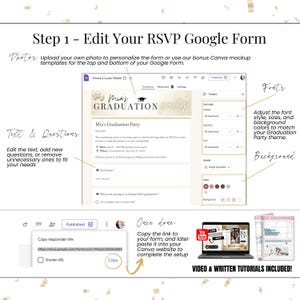 Graduation Invitation Template – Digital Editable Grad Party Invite ...