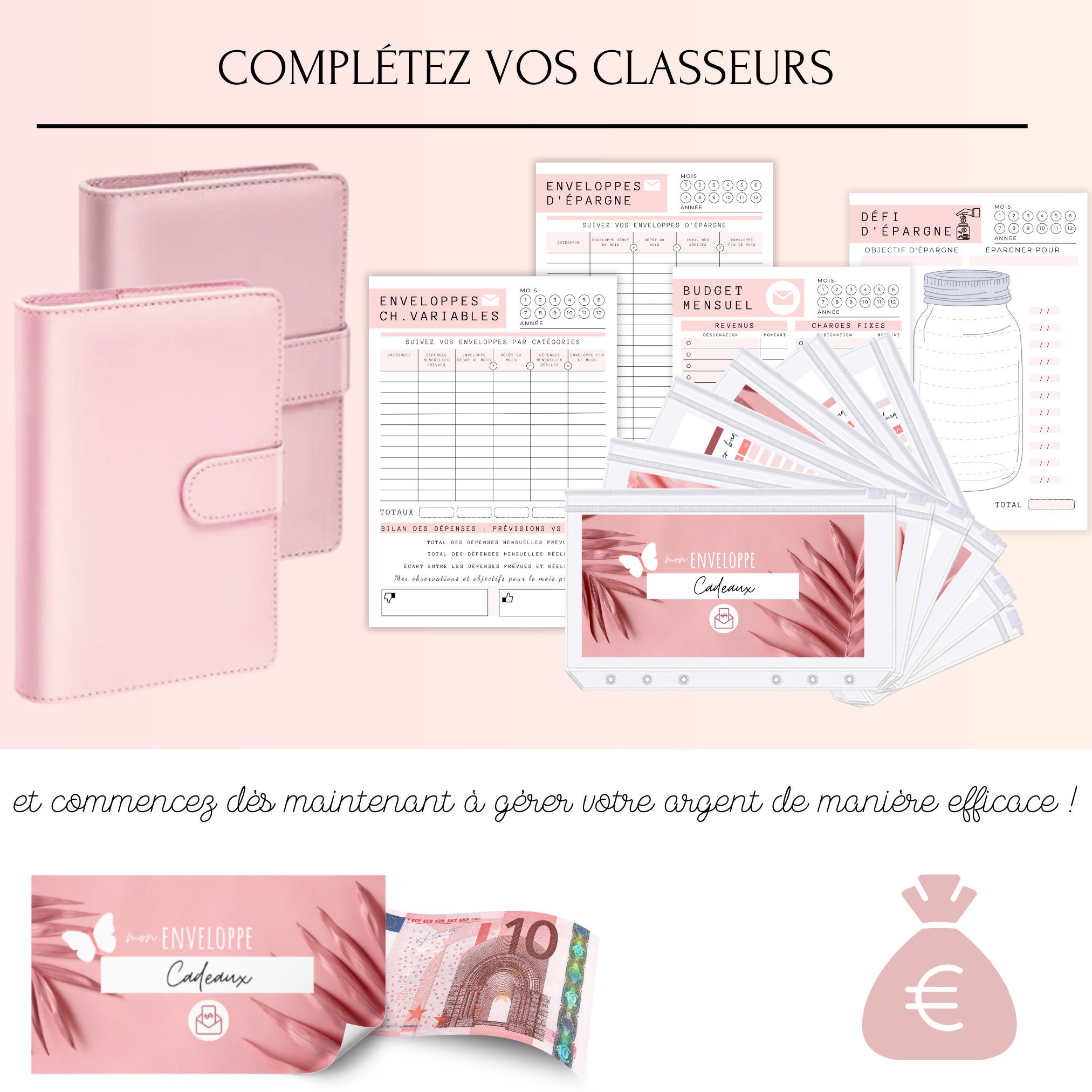 Printable French Budget Planner Envelopes French Budget Planner ...