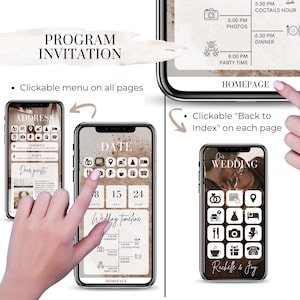 Wedding Invitation Set, Digital Wedding Video Invitation, Interactive ...