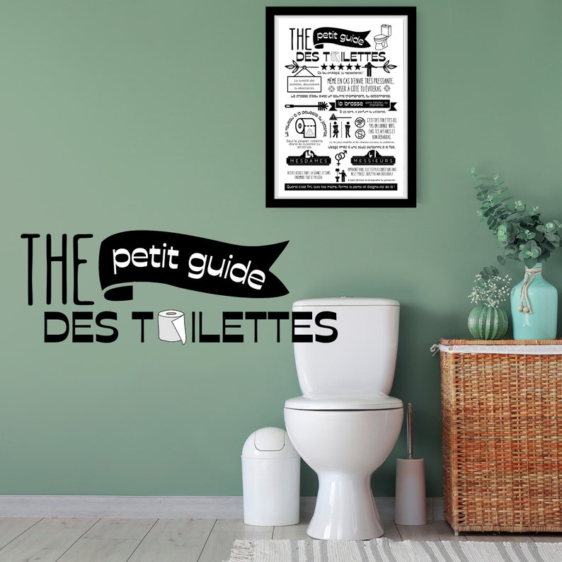 Toilet Humor Poster to Print, Funny WC Poster, Humorous Toilet Message ...