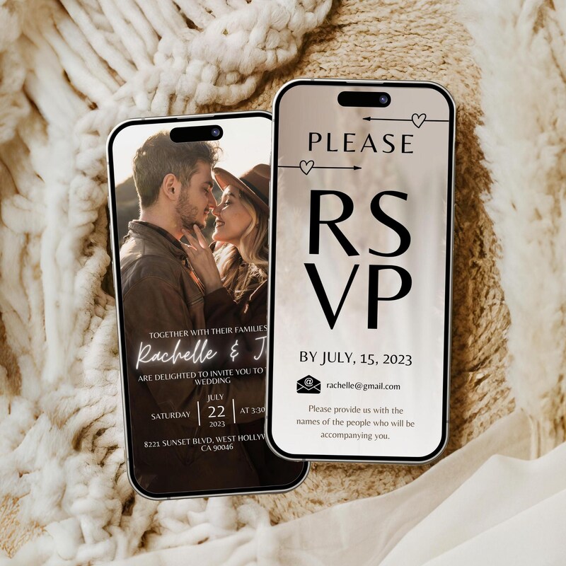 Phone Invitation - Etsy