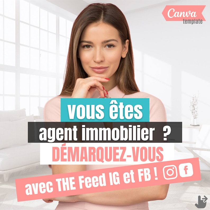 Real Estate Instagram Templates Canva Editable | 84 Posts for Realtors ...