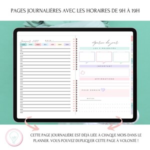 Digital Planner francais 2025 Planificateur Numérique Hyperlié pour ...