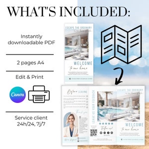 Airbnb Flyer Template, Customizable Marketing Brochure for Vacation ...