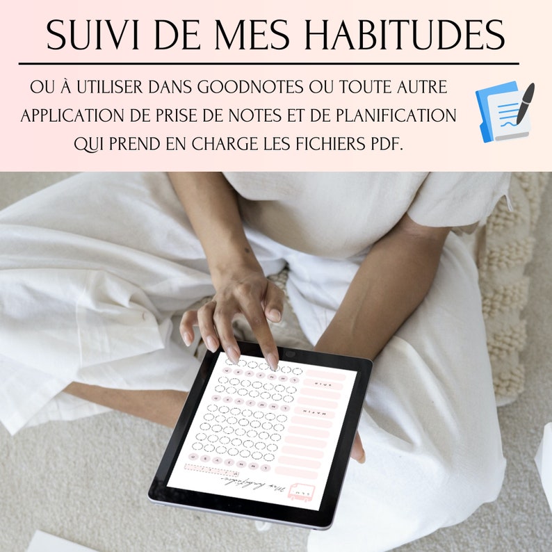 Tracker d'habitudes hebdomadaire imprimable Suivi - Etsy France