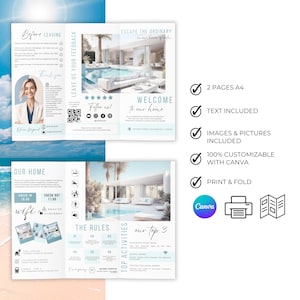 Airbnb Flyer Template, Customizable Marketing Brochure for Vacation ...
