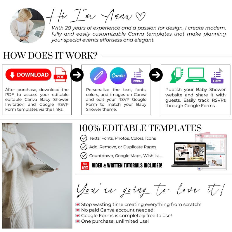 Baby Shower Invitation RSVP Reminder for Boys Evite, Blue Bow Editable ...