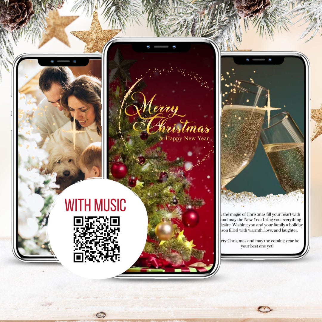 Customizable Animated Christmas Card | Personalized Photo Christmas ...