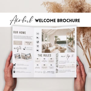 Airbnb Flyer Tri-fold Brochure Short-term Rental | Canva Templates ...