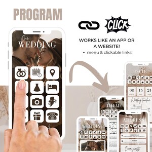 Wedding Invitation Set, Digital Wedding Video Invitation, Interactive ...