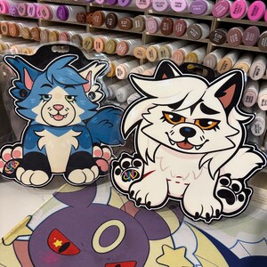 Webkinz Virtual Pet YCH Fursona Badge Commission | Any Species Fan Art ...
