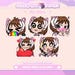 MHA Ochaco 5 Pack Twitch Emotes | Gamer | Kawaii | Twitch Emotes | Kick ...