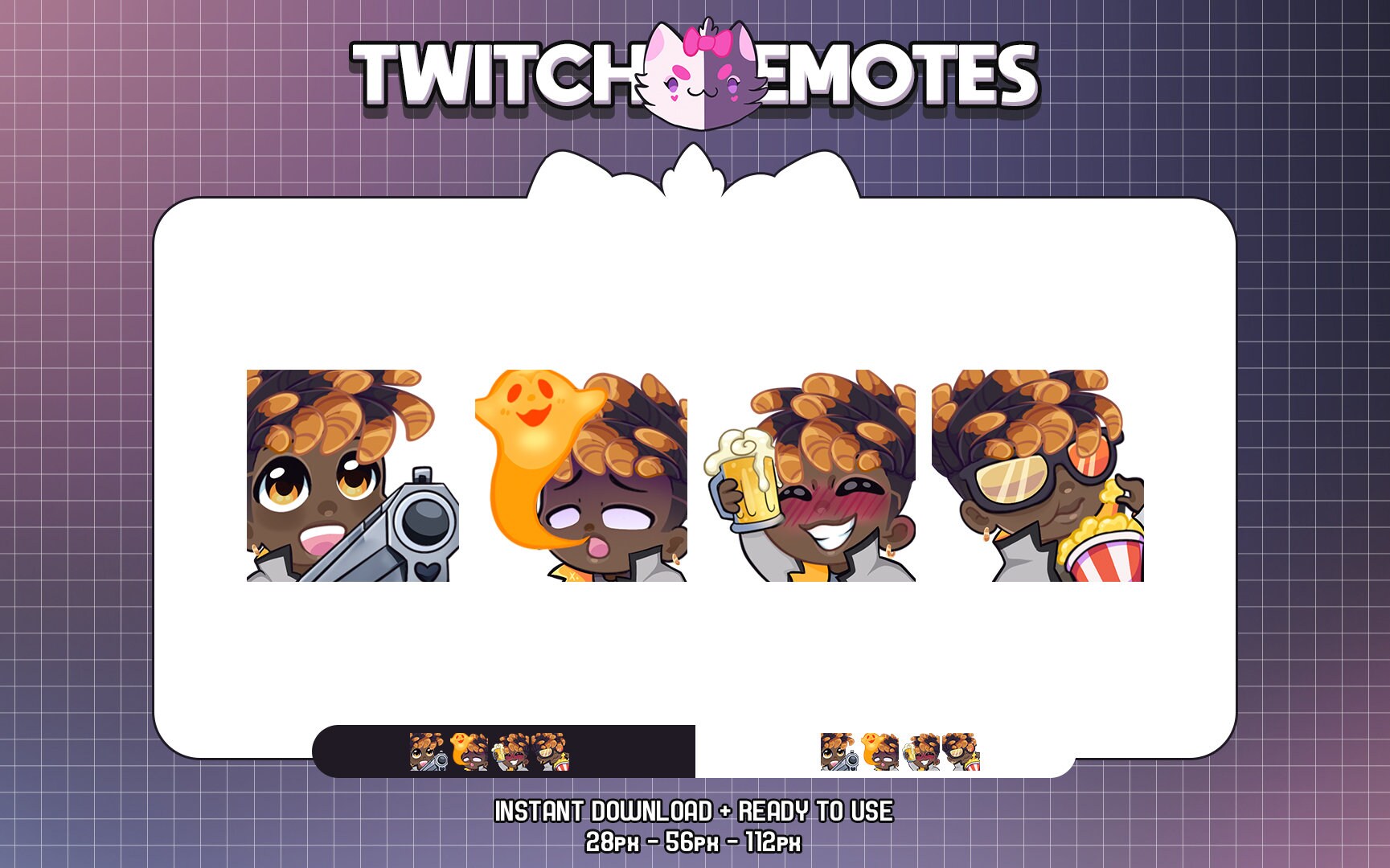 Valorant Agent Phoenix Emotes Gamer Kawaii Twitch Emotes - Etsy