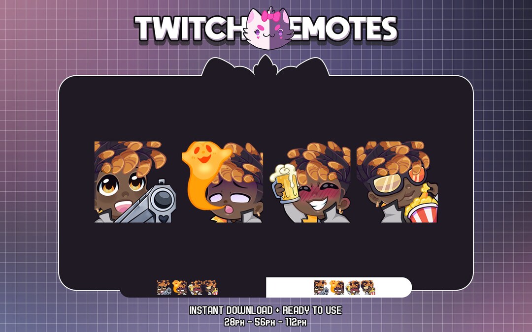 Valorant Agent Phoenix Emotes Gamer Kawaii Twitch Emotes - Etsy