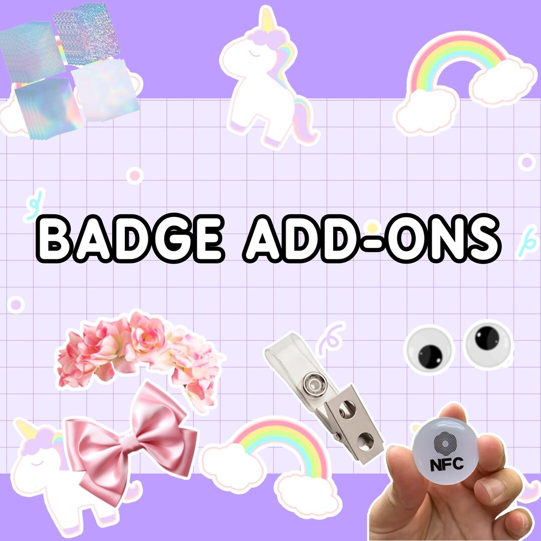 Badge Commission Add Ons (order Separately From Badge Order) - Etsy