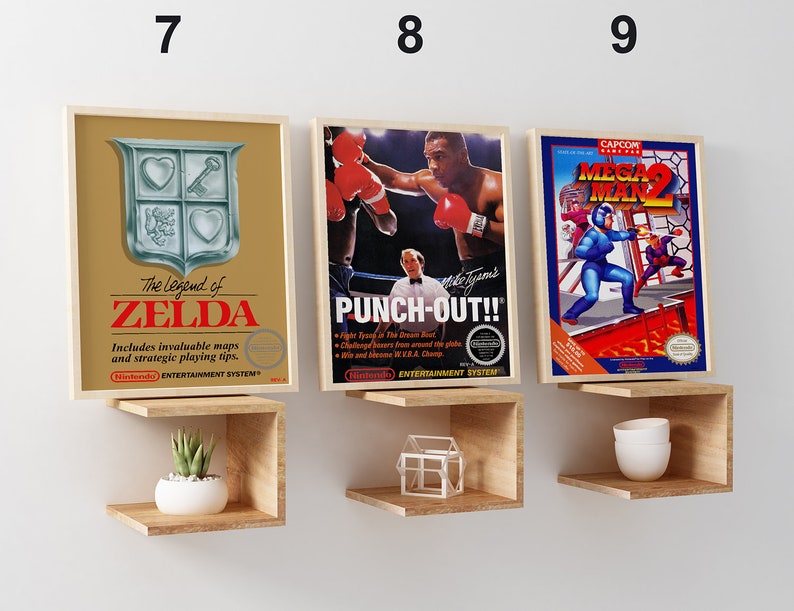 Nintendo Retro Video Game Art Prints Perfect for Your Home - Etsy