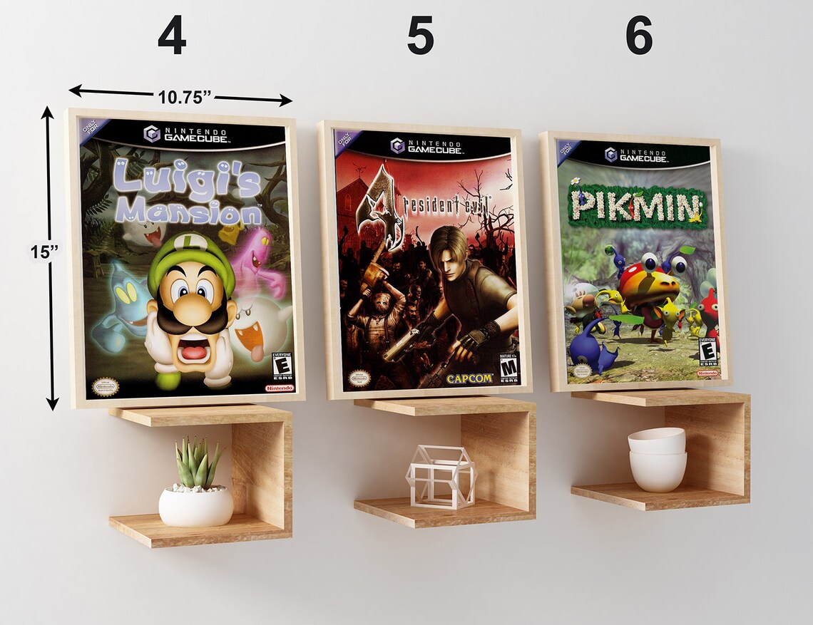 Gamecube Retro Video Game Art Prints - Perfect for Your Home Arcade or ...