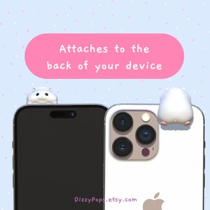 Hamster Peeker Charm Phone Sticker Charm Kawaii Cute Phone Charm Strap ...