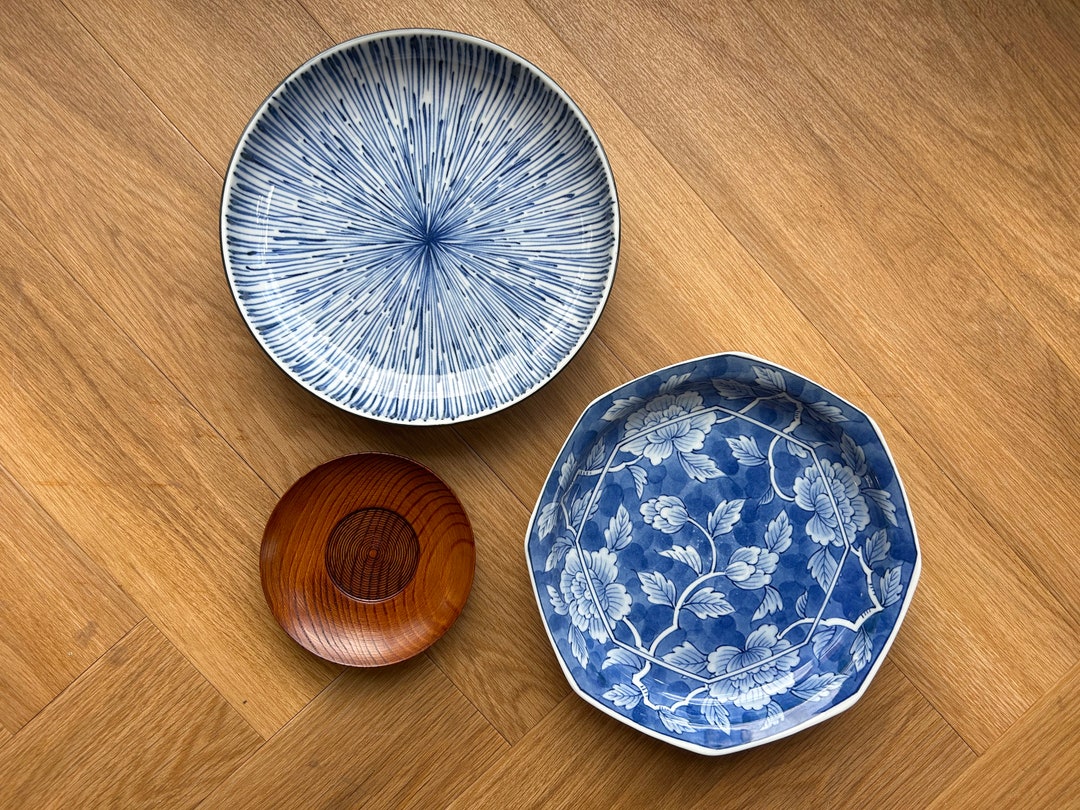 Japanese Designed Serving Plates Set - Etsy
