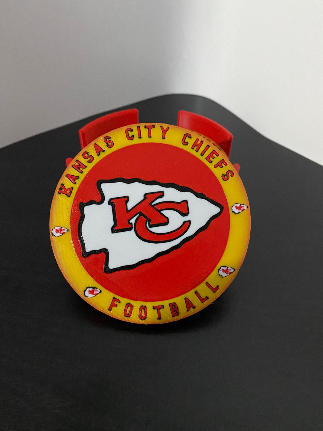 Kansas City Chiefs Football Coasters (4 Coasters With Holder - Etsy