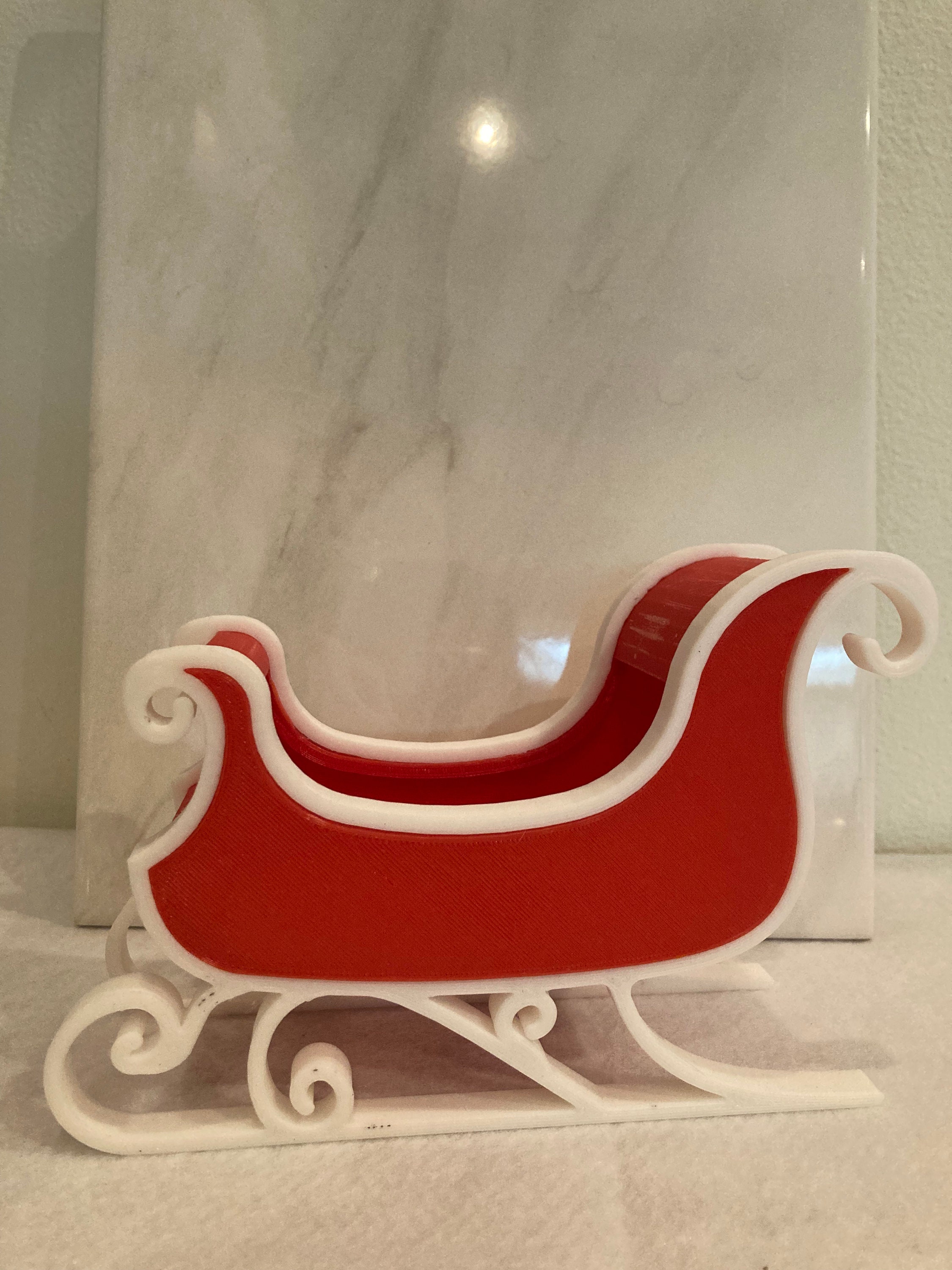3d Printed Santa's Sleigh - Etsy
