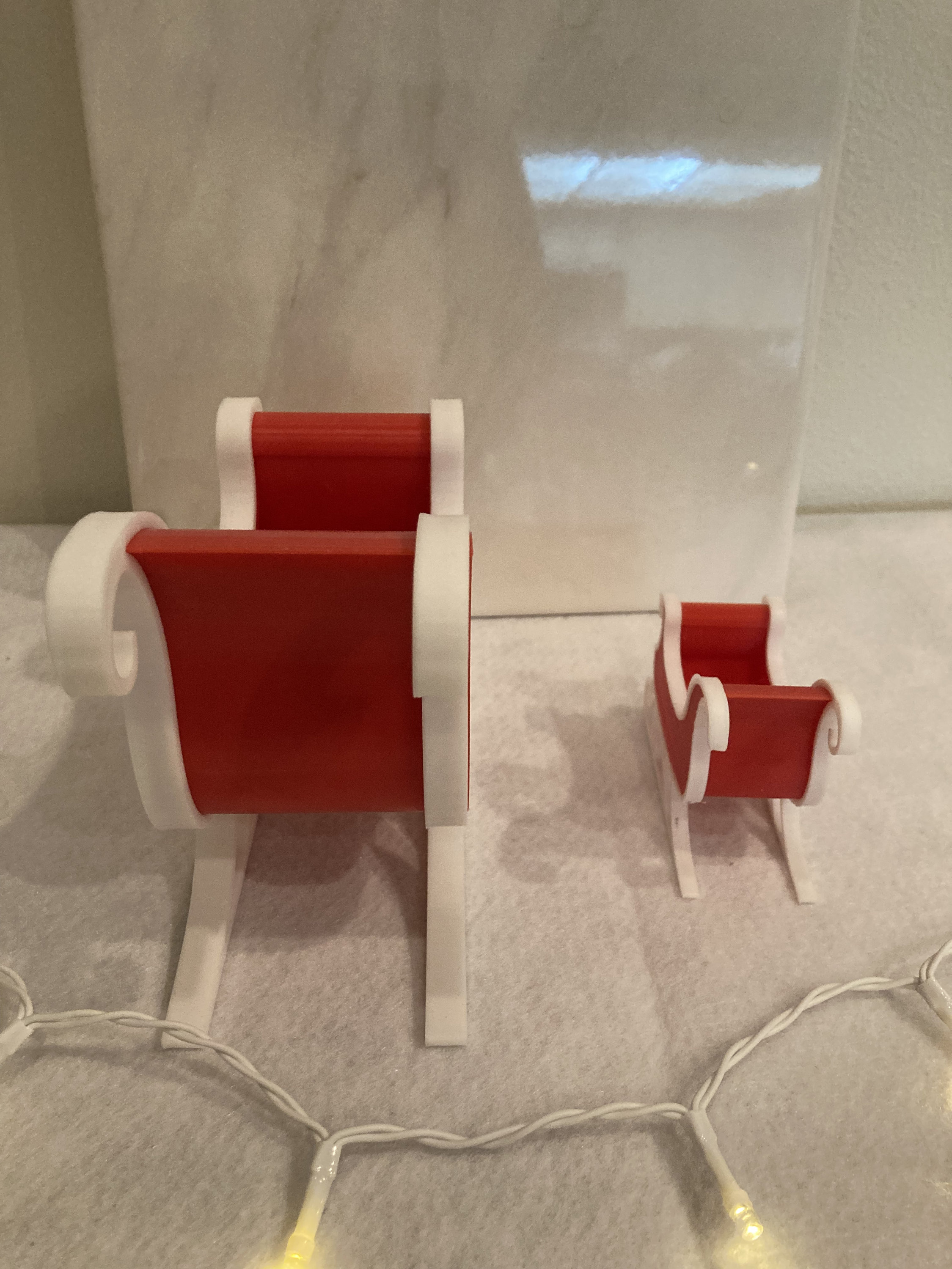 3d Printed Santa's Sleigh - Etsy