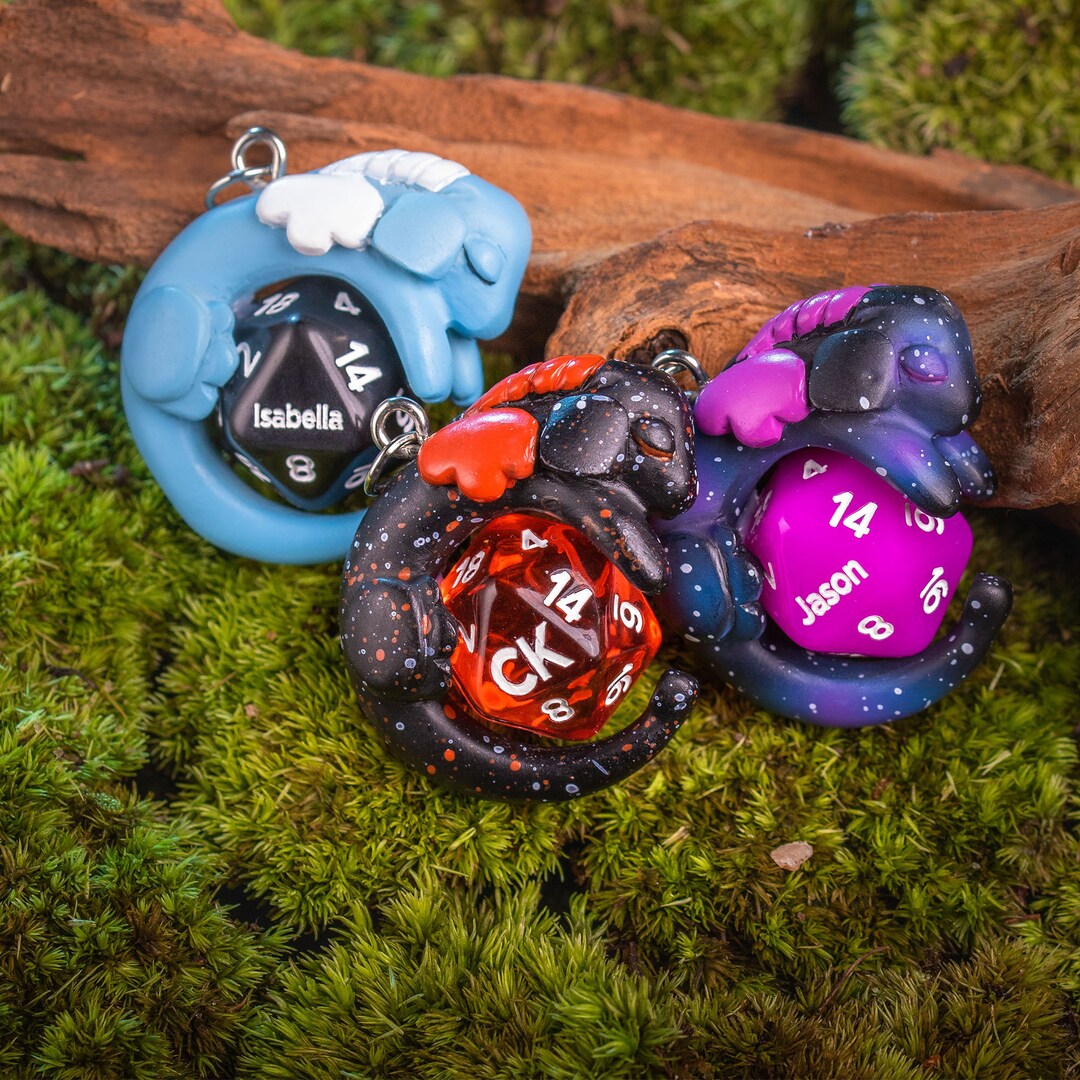 Dungeons and Dragons, Dnd, Polymer Clay Jewelry, Gamer Gift Design Your ...