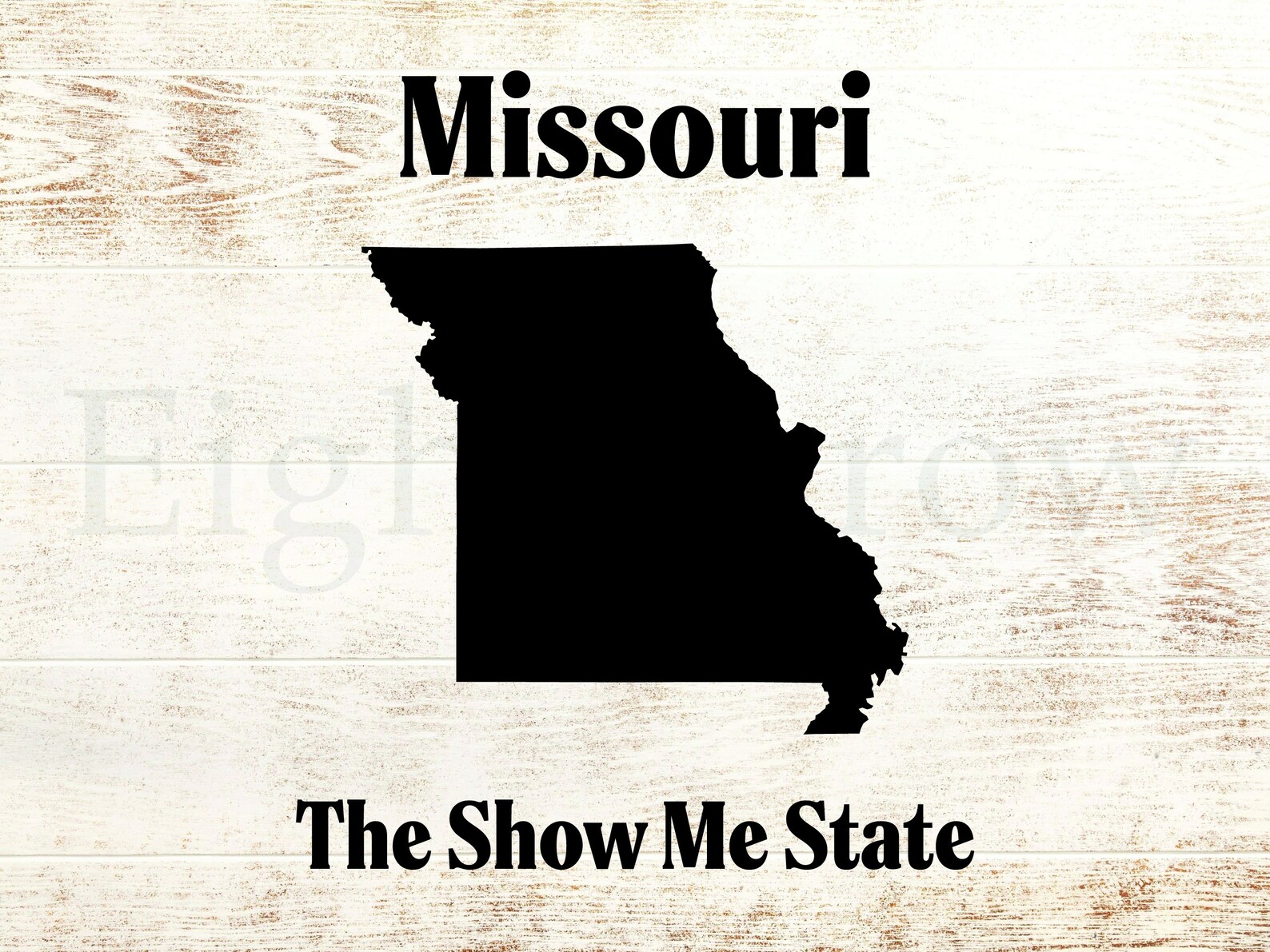 Missouri the Show Me State, State Svg, Silhouette, Svg Files for Cricut ...