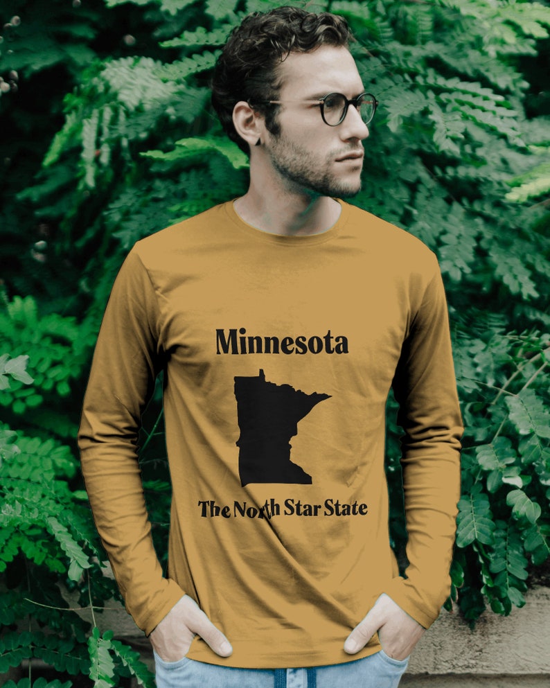 Minnesota the North Star State, State Svg, Silhouette, Svg Files for ...