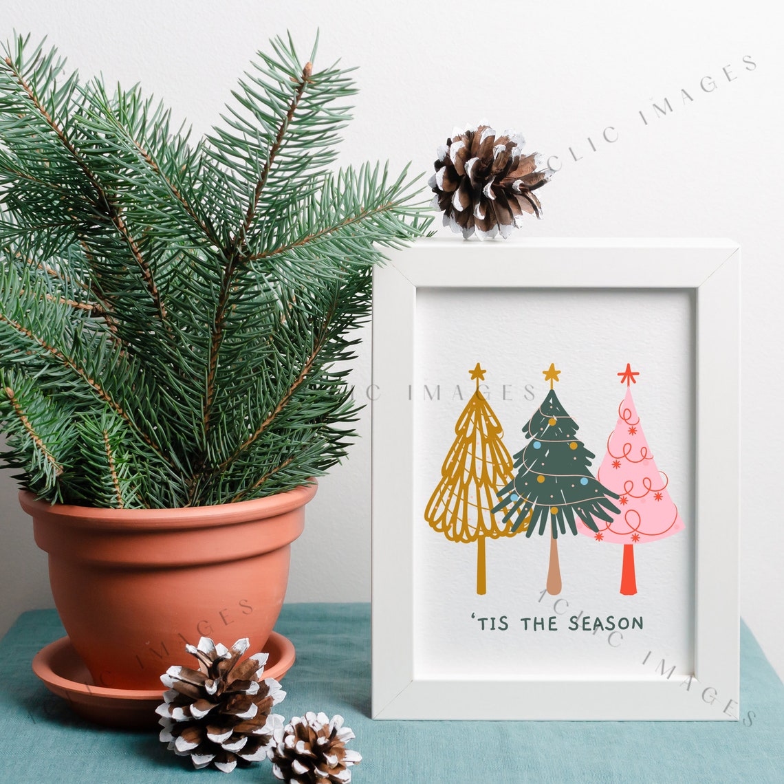 Christmas Png, Boho Christmas Trees Svg Png, Xmas Tre Png, Boho Png ...