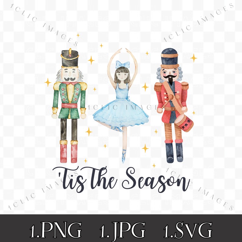 Nutcracker Watercolor, Nutcracker Graphic PNG, Christmas Clipart PNG ...