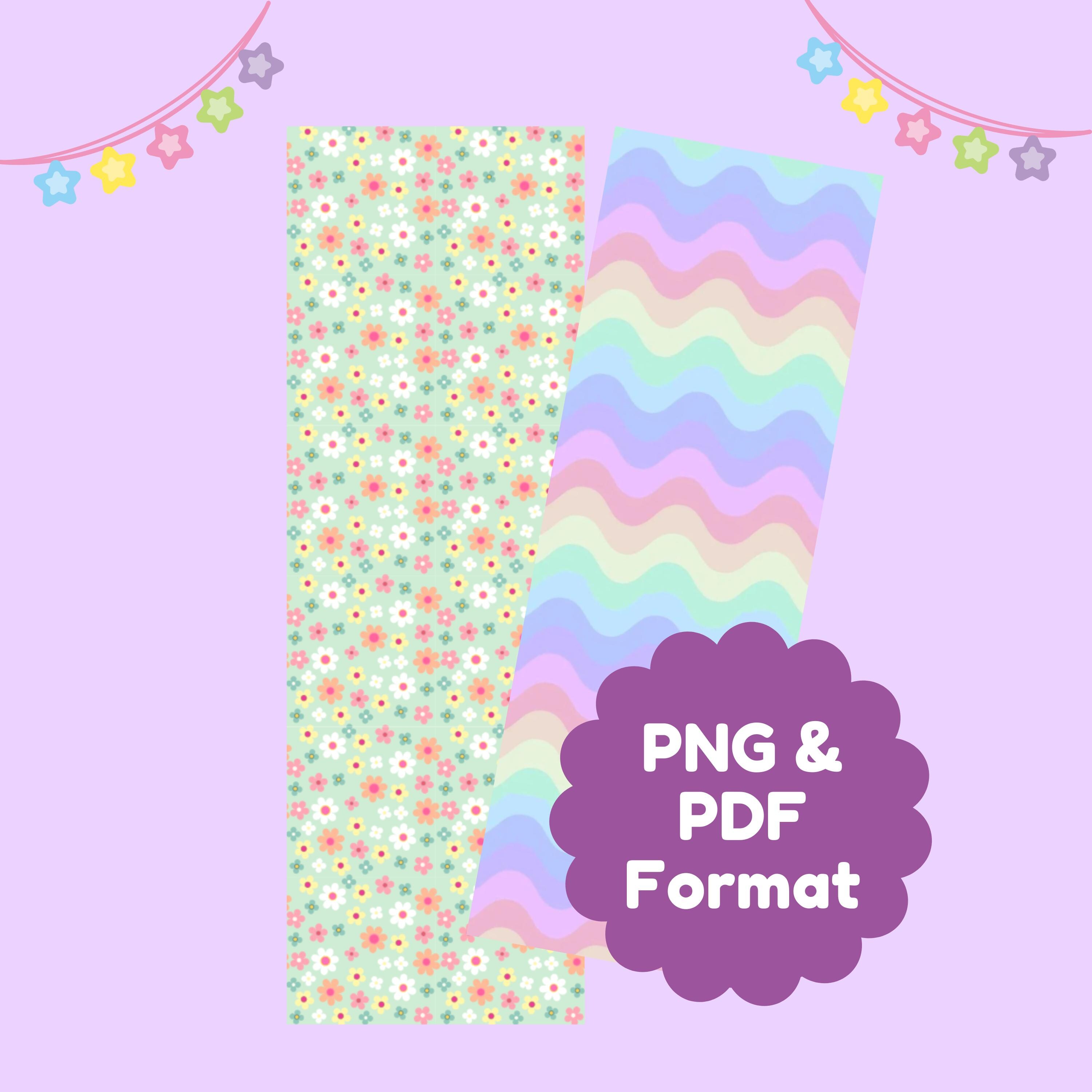 Cute Printable Bookmarks, Printable Bookmarks Retro, Bookmarks for ...