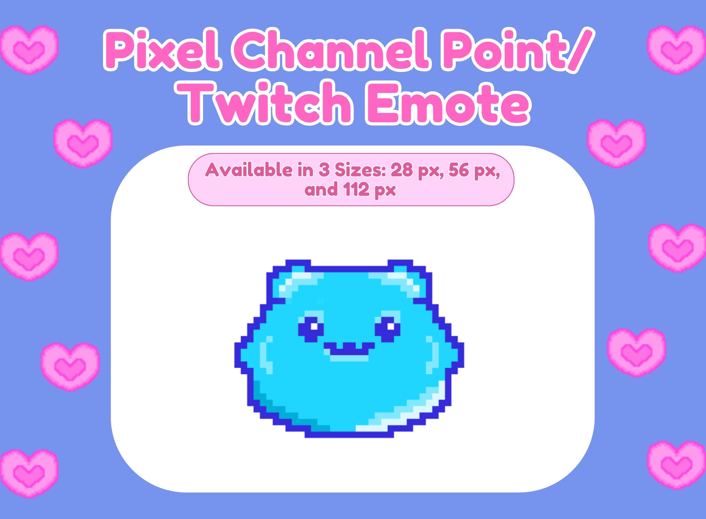 Pixel Cute Gummy Bear Channel Point, Pixel Bear Twitch Emote, Pixel ...