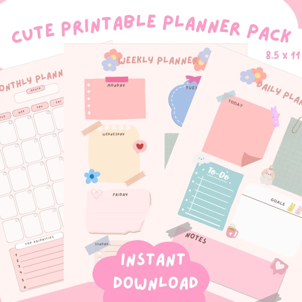 Cute Planners - Etsy